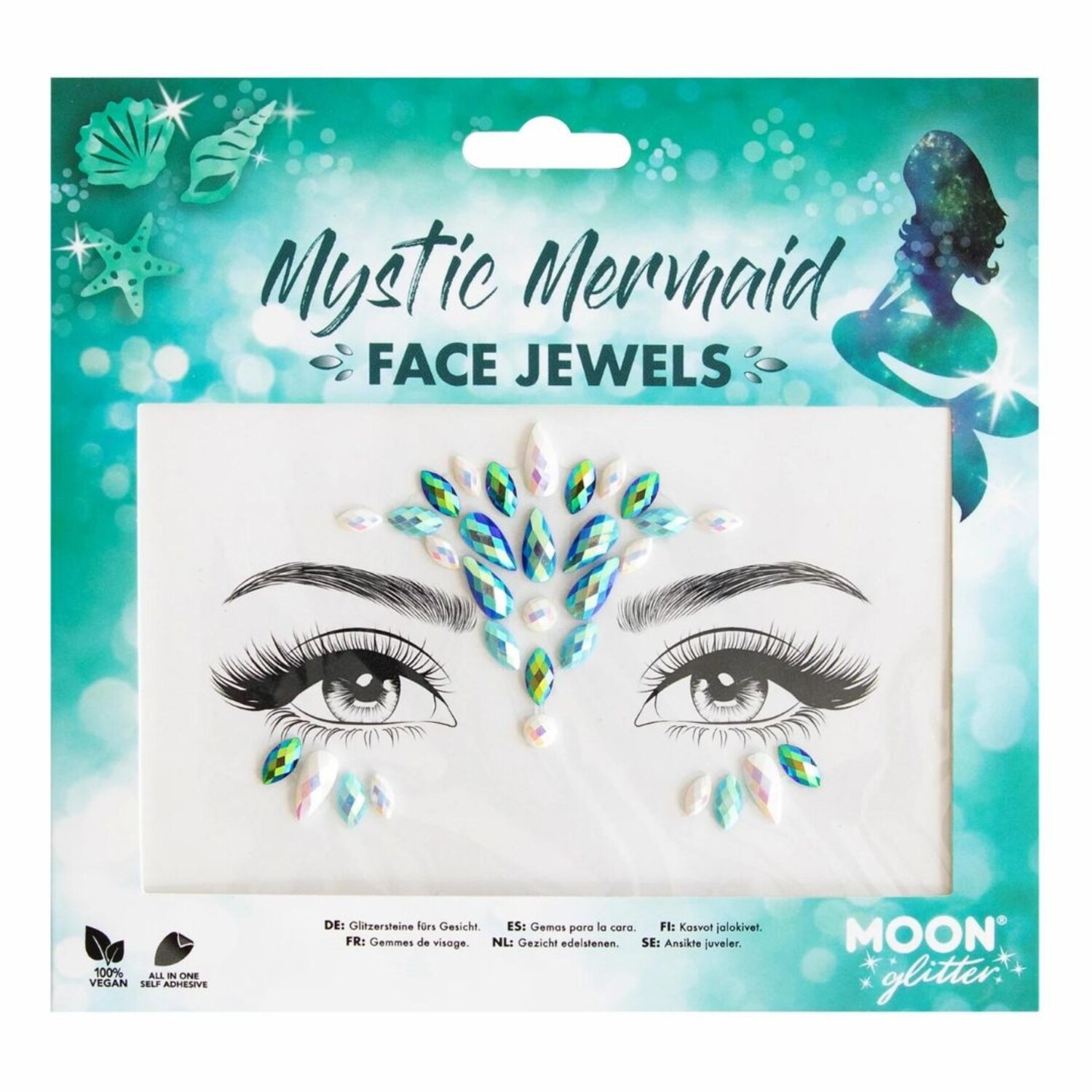 Mermaid Makeup Face Gems | Saubhaya Makeup