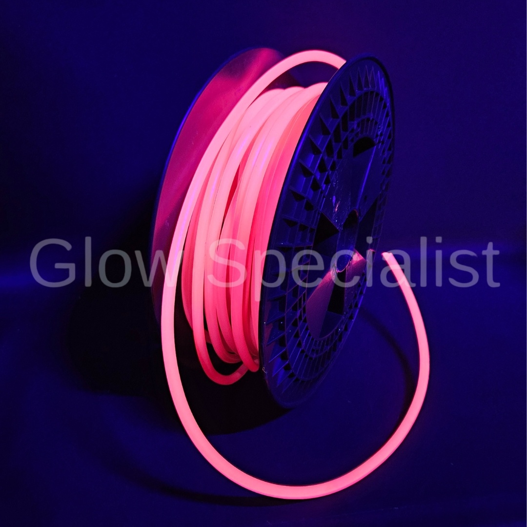 UV / BLACKLIGHT NEON DRAAD PVC - 8 MM - koop je bij Glow Specialist ...