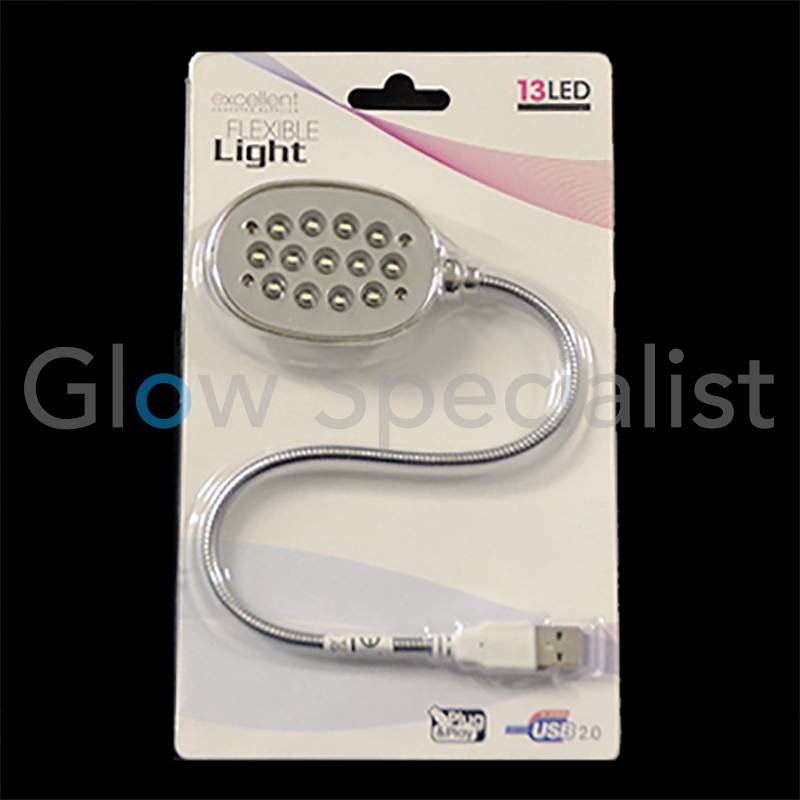 LED USB FLEXIBLE LIGHT - 13 LED - Glow Specialist