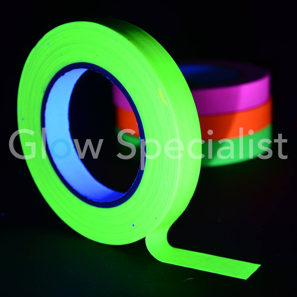 UV / Blacklight Neon Tape - 19 mm x 25 m - Koopt u bij Glow Specialist ...
