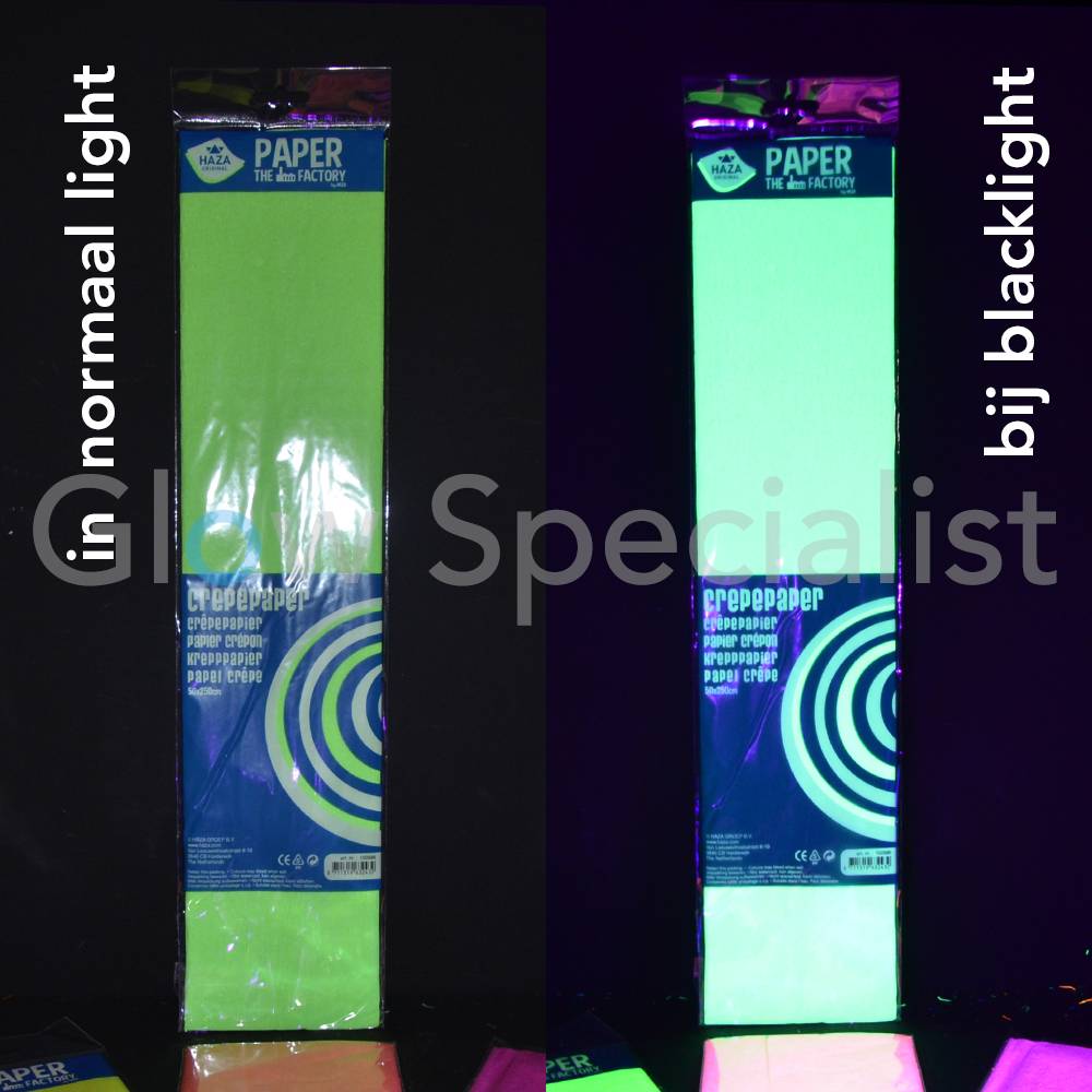 UV NEON CREPEPAPIER - Koopt u bij Glow Specialist! - Glow Specialist