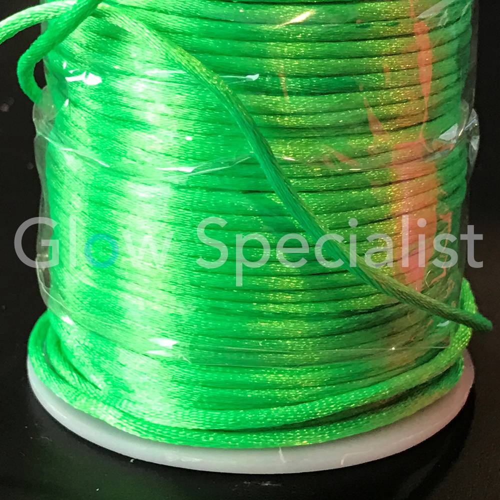 UV NEON NYLON ROPE - 2 MM x 10 M - Glow Specialist - Glow Specialist