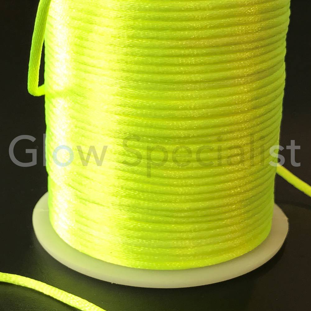UV NEON NYLON ROPE - 2 MM x 10 M - Glow Specialist - Glow Specialist