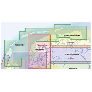 ANWB Waterkaart 20 , Waddenzee 2020-2021 - Watersport Almanak webshop