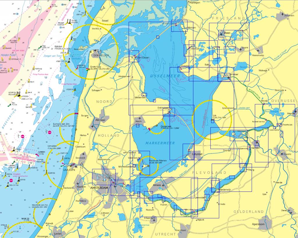 Vaaratlas NL3 - IJsselmeer en Randmeren - Watersport Almanak webshop