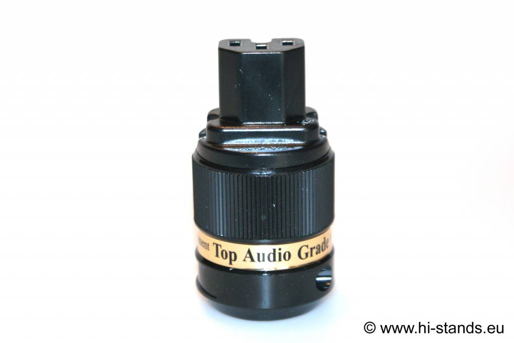 IeGo IEC plug Pure Copper 8055 BK (Cu) - Hi-Stands Webshop!