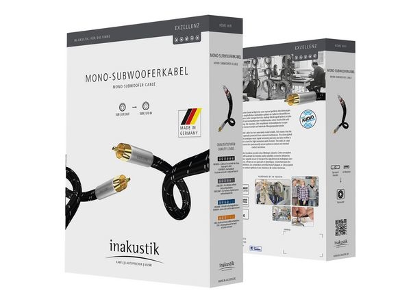 Excellence Mono-Subwoofer Cable - Hi-Stands Webshop!
