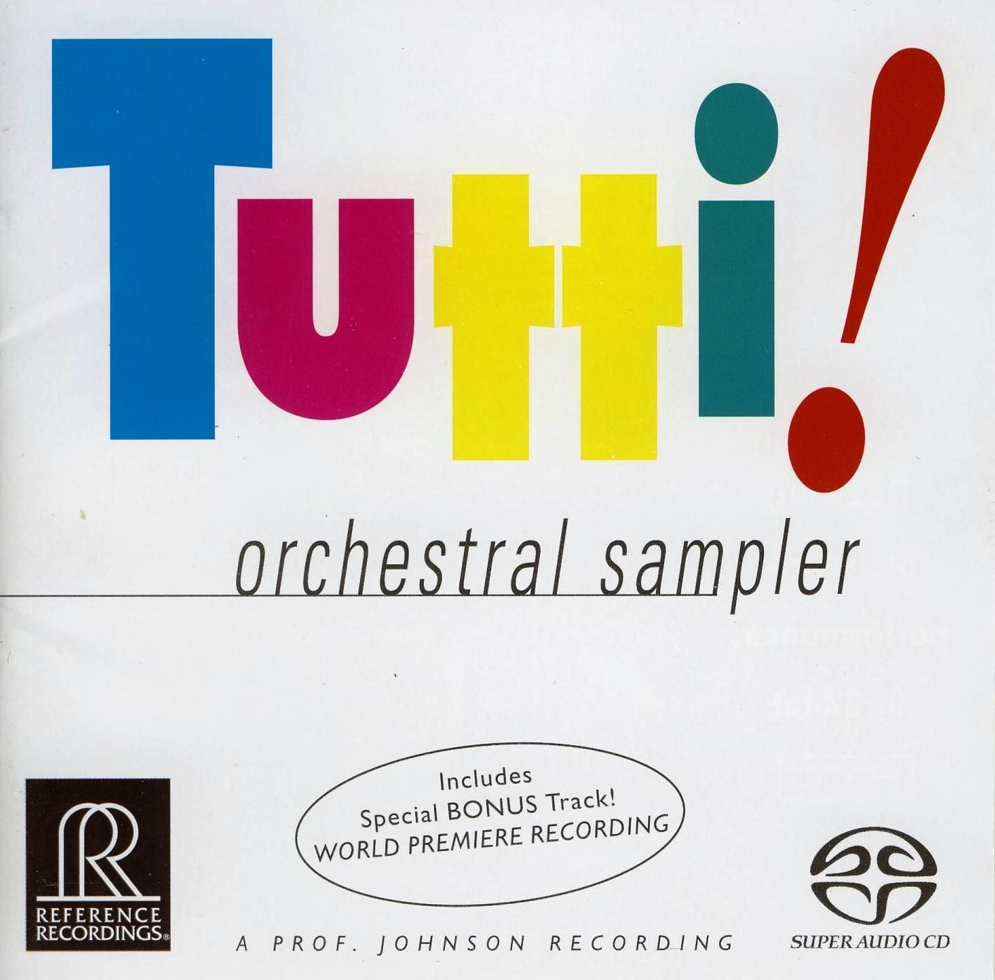 TUTTI! - ORCHESTRAL SAMPLER (SACD) - Hi-Stands Webshop!