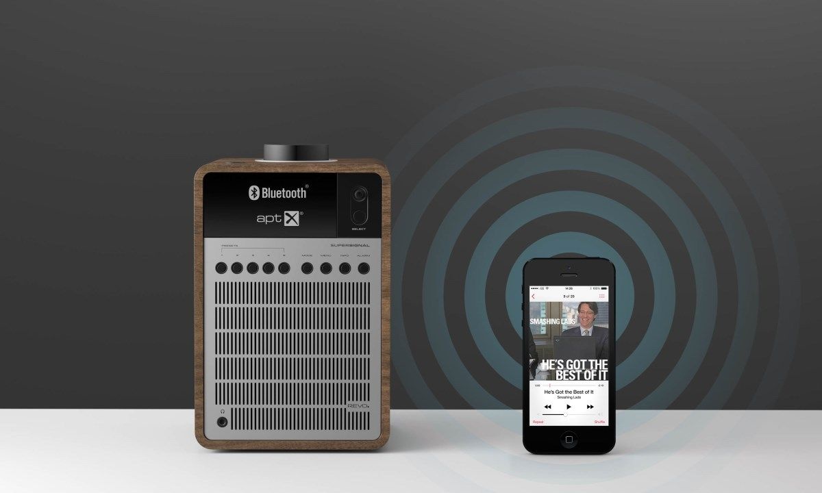 Revo - SuperSignal (Walnut/Black) - Hi-Stands Webshop!