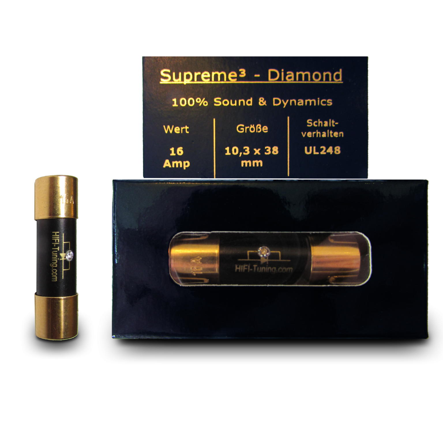 Hifi-Tuning Diamond Supreme³ Fuse 10×38 mm - Hi-Stands webshop!
