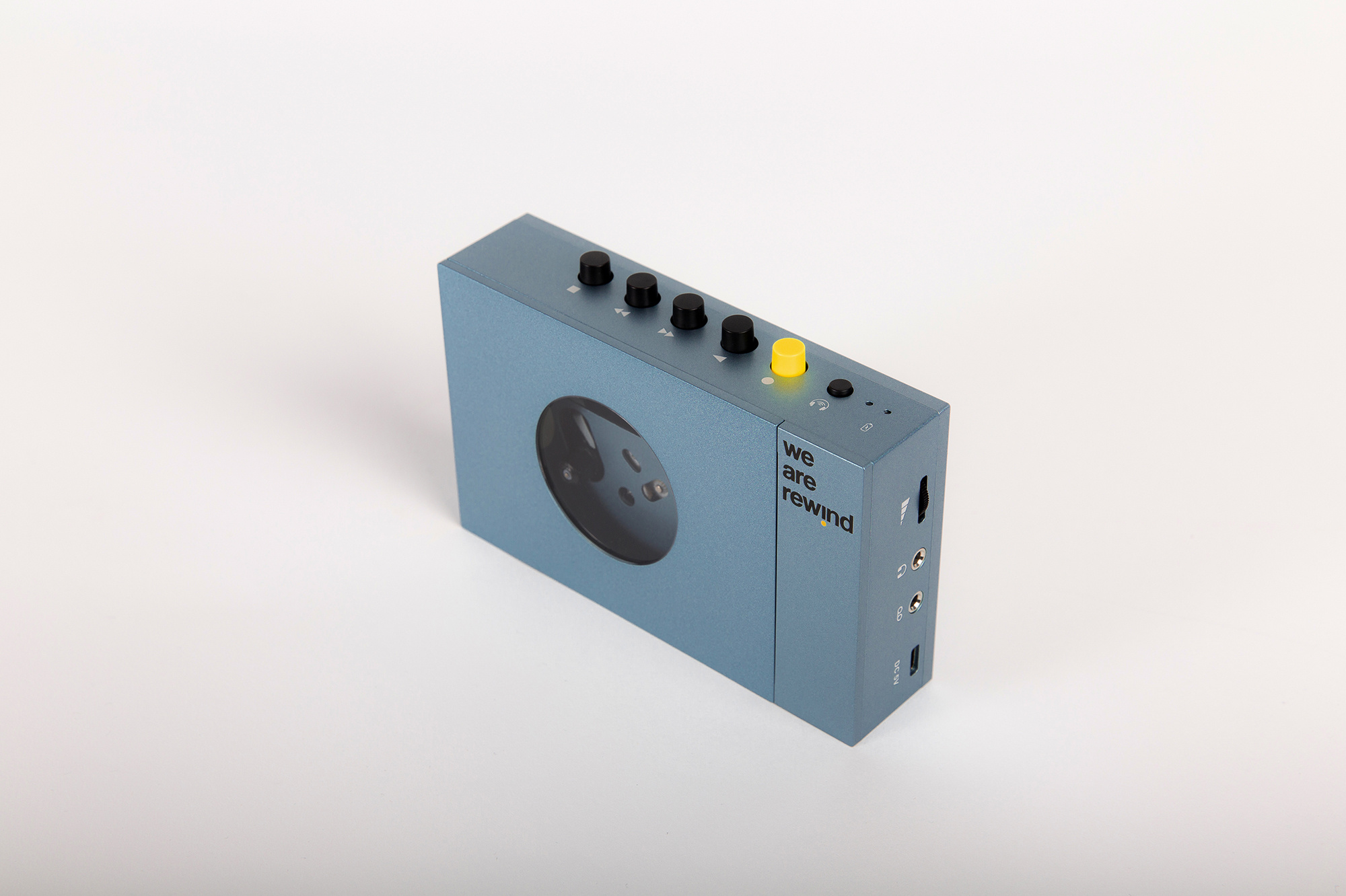 We Are Rewind Kurt – Bluetooth Cassette Player Blue (WE-001-B1) - Hi ...