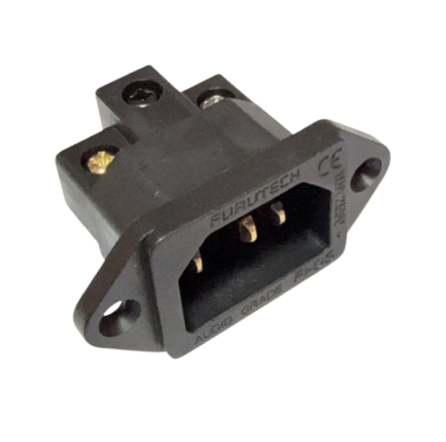 Furutech FI-06 (G) Gold embase châssis IEC C14 - Hi-Stands webshop!