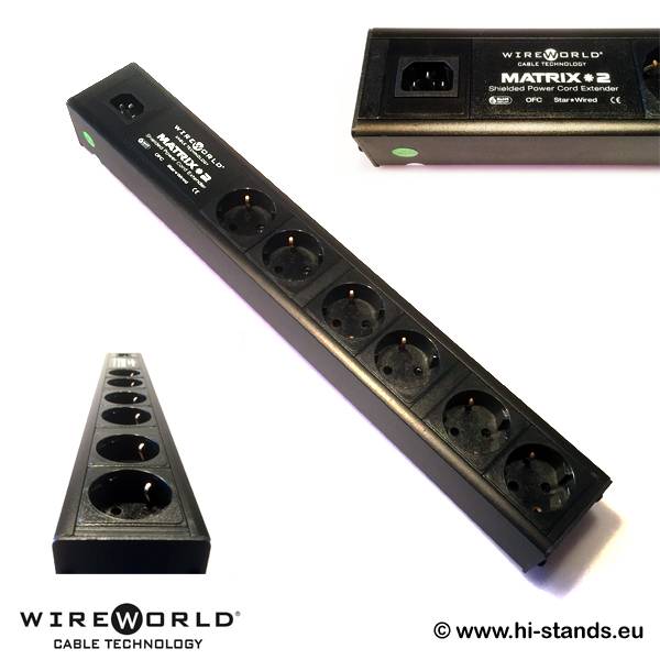 WireWorld Matrix 2 EU 6-voudig stekkerblok - Hi-Stands webshop!