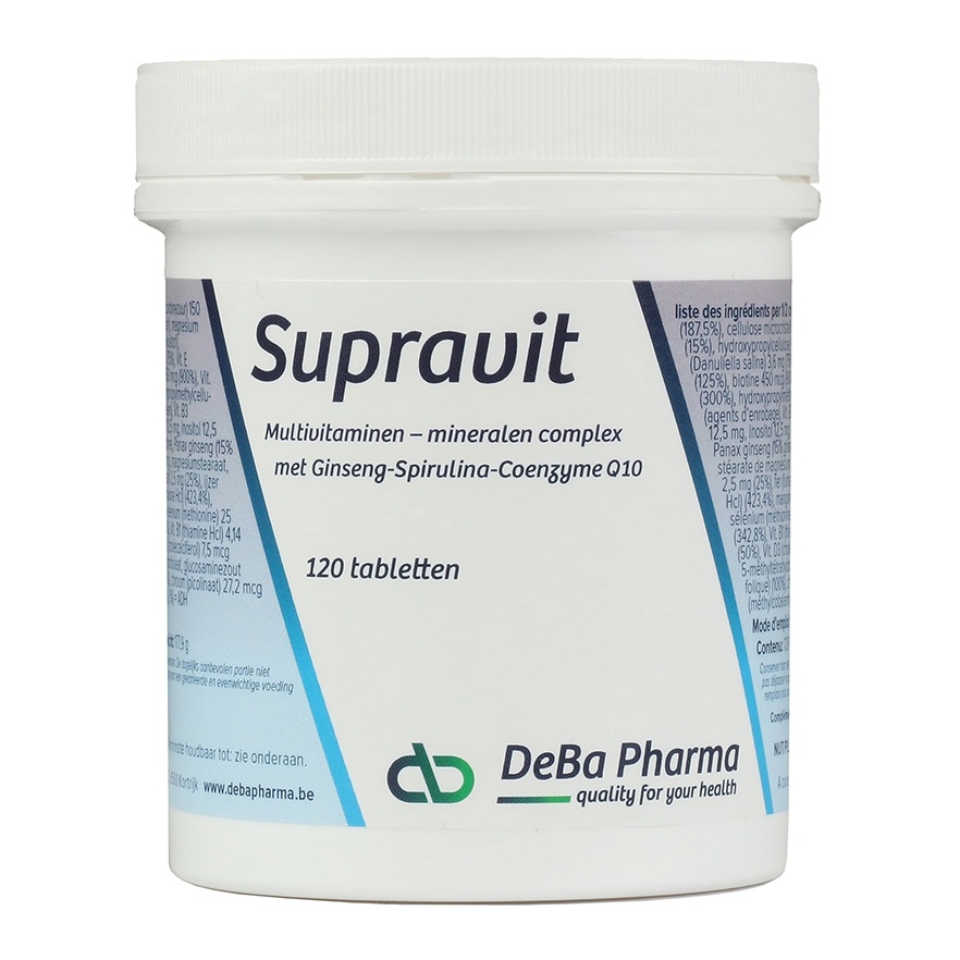 SUPRAVIT (120 TABLETTEN) - Supplementencenter.be