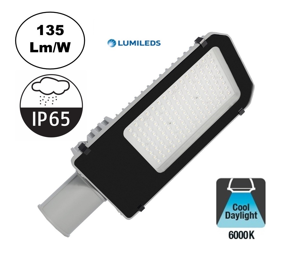 LED Straatlamp 100w | 13500 Lumen | 6000K | 2 Jaar Garantie ...