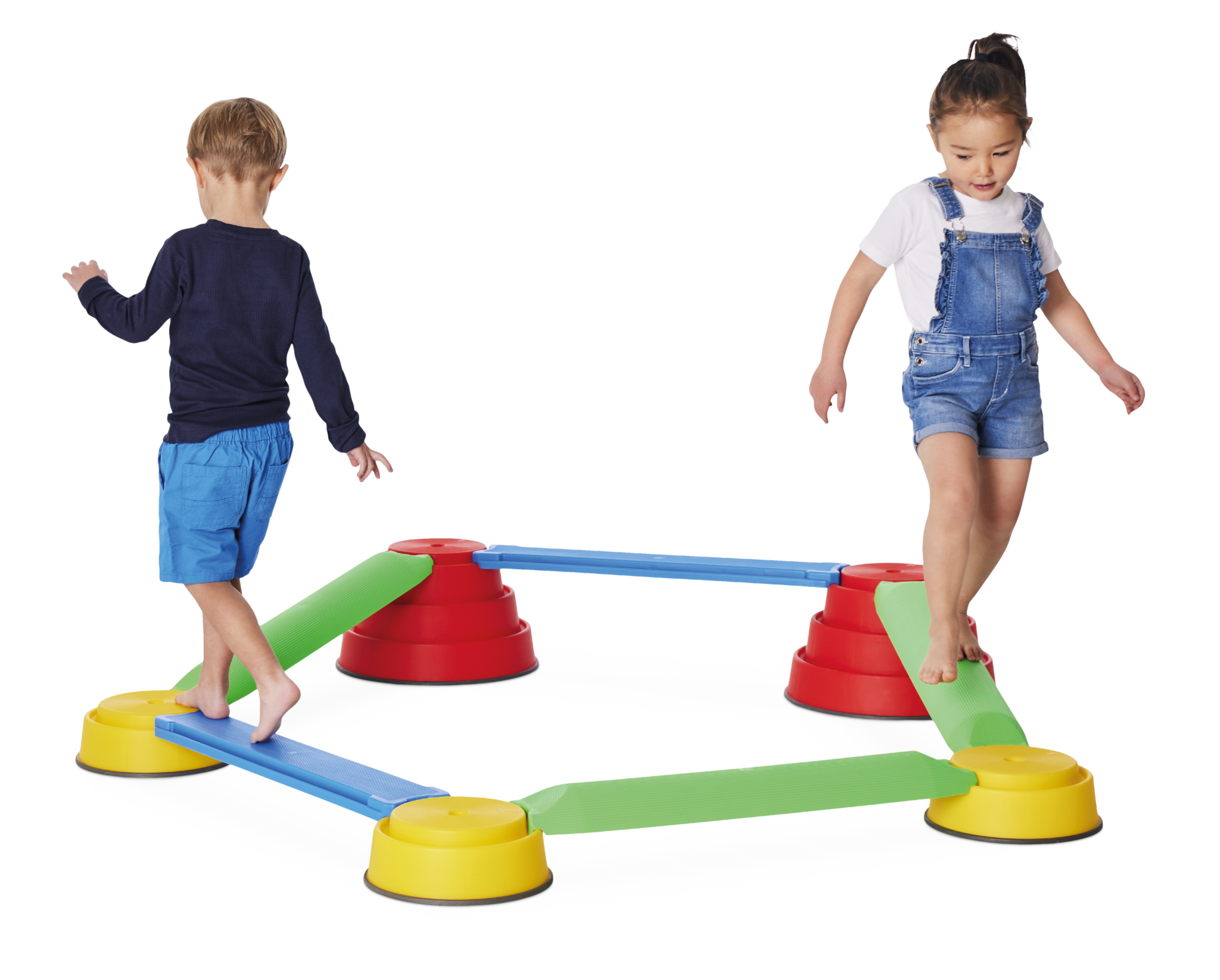 Gonge Balance Parcours Kinder - Set mit Balancierbalken - Spieltischshop