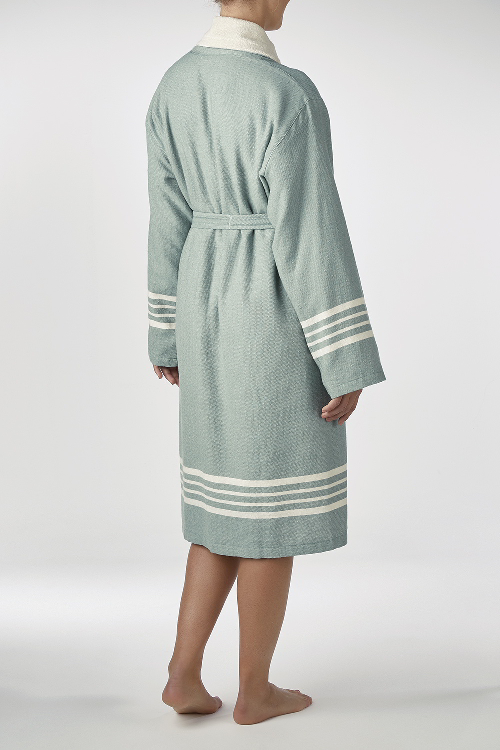 Luxe badjas gevoerd met zacht badstof. Bekijk alle kleuren ...