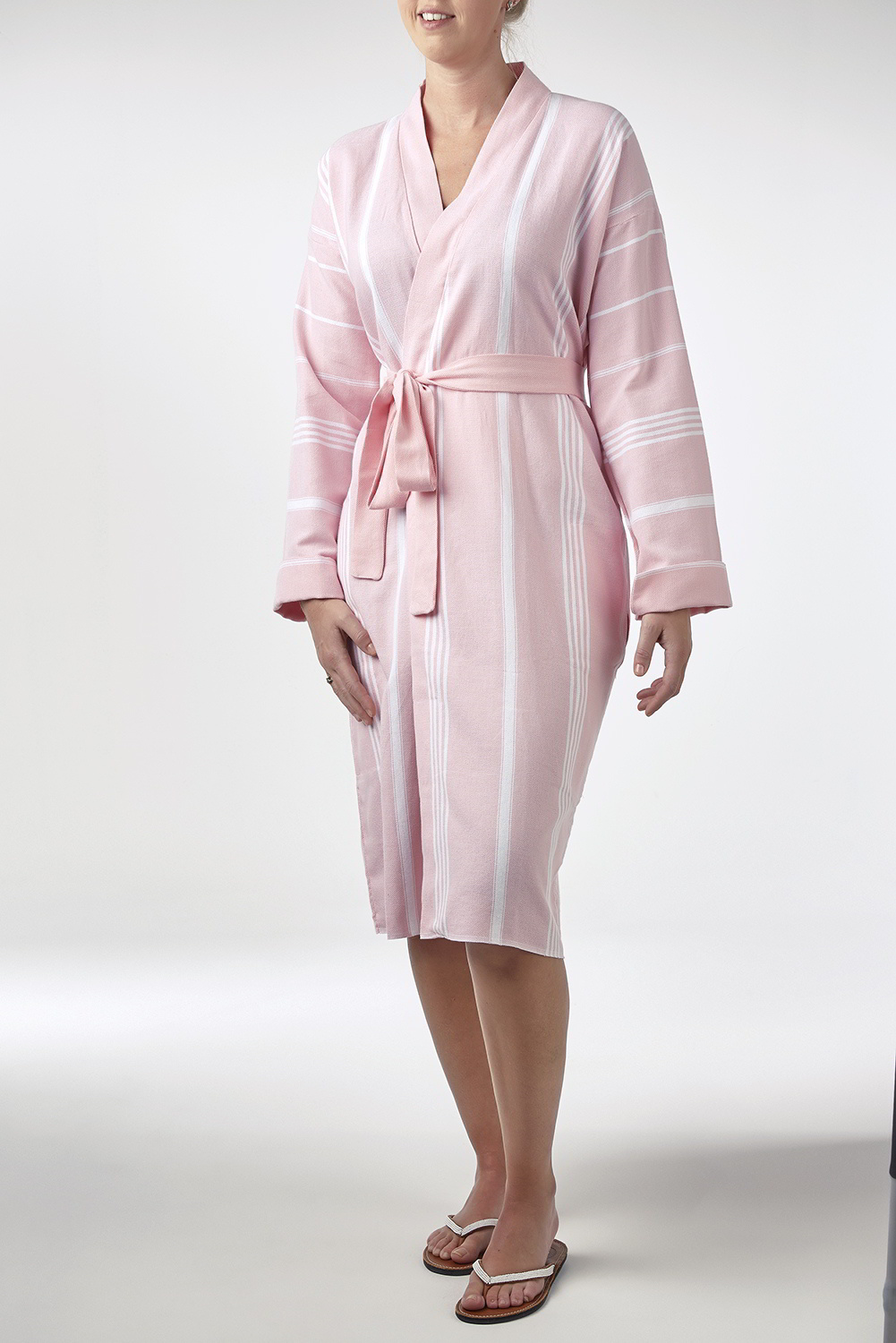 Dunne badjas kopen? Bestel je poederroze Ottomania S badjas voordelig ...