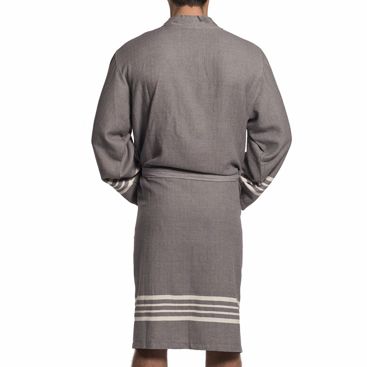 Luxe badjas voor dames en heren van 100% gekamd katoen - Hamamdoeken.com