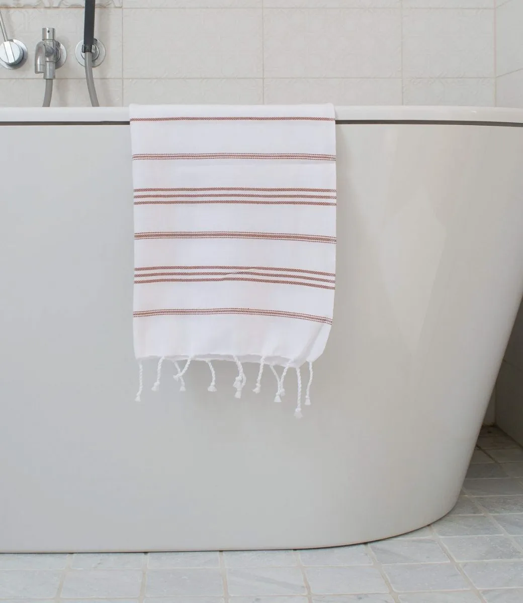 Hamam handdoek bruin kopen? Die bestel je voordelig bij - Hamamdoeken.com