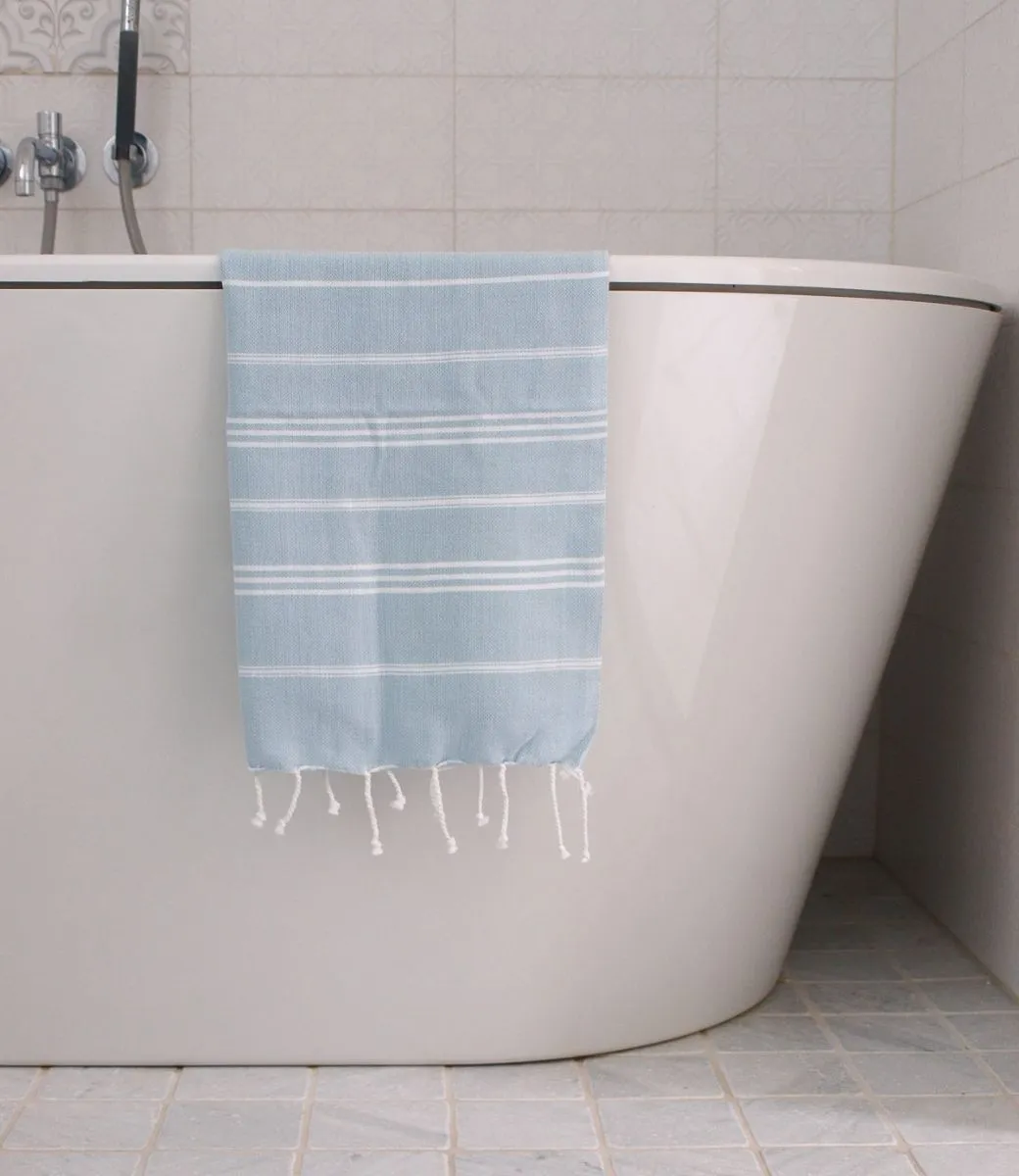 Zeegroene hamam handdoek kopen? Die bestel je voordelig bij Hamamdoeken ...