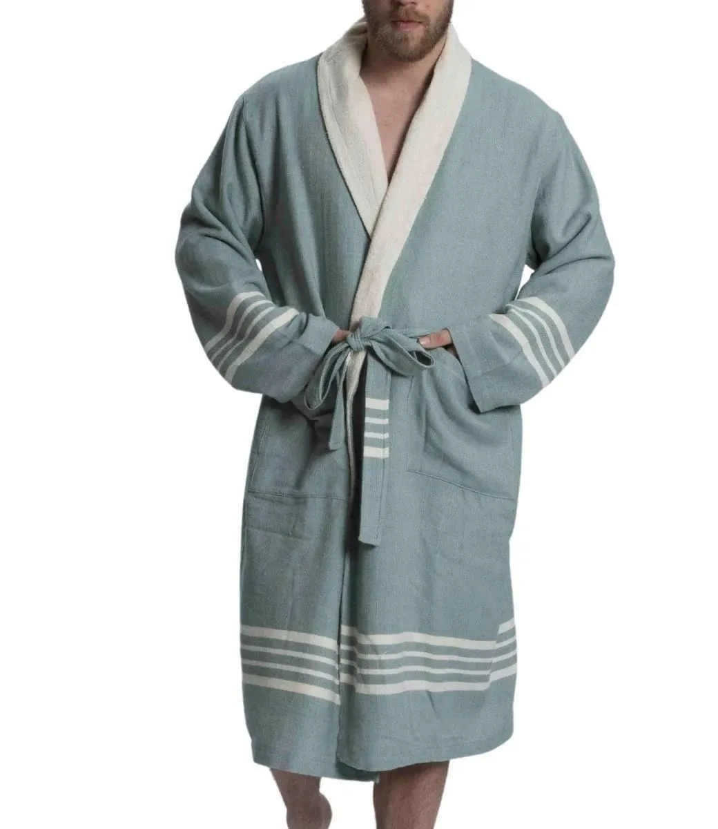 Luxe badjas gevoerd met zacht badstof. Bekijk alle kleuren ...