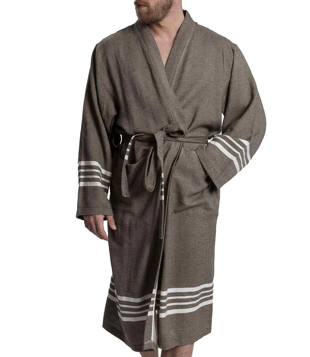 Hamam badjas heren en dames | Lichtgewicht en veelzijdig - Hamamdoeken.com