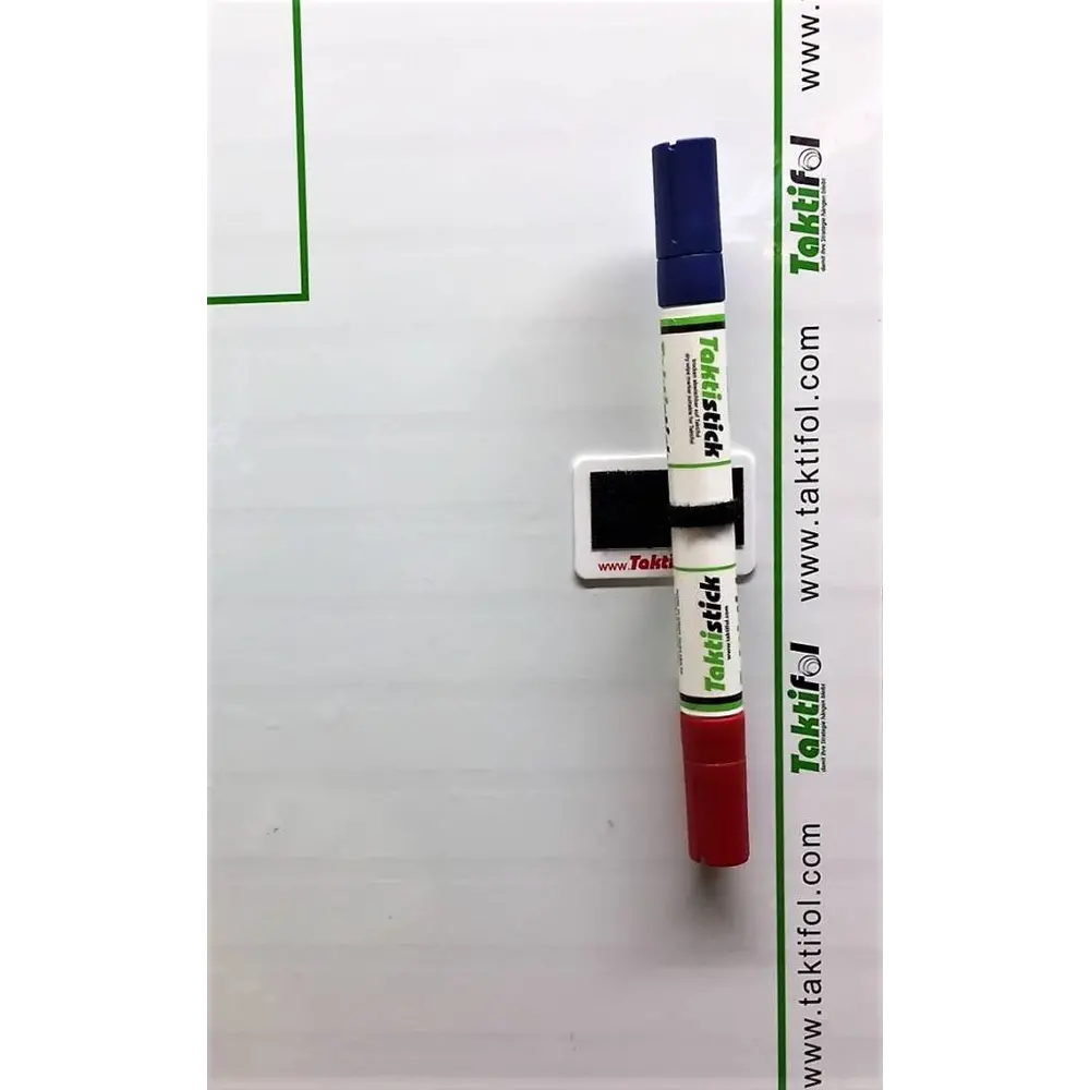 Twinstift Taktifol: 1 rode stift en 1 blauw stift - SoccerConcepts