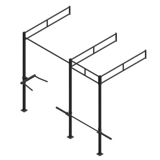 PT Essentials Heavy Duty Wall-Mounted Crossfit Rig - Fitnesskoerier.nl