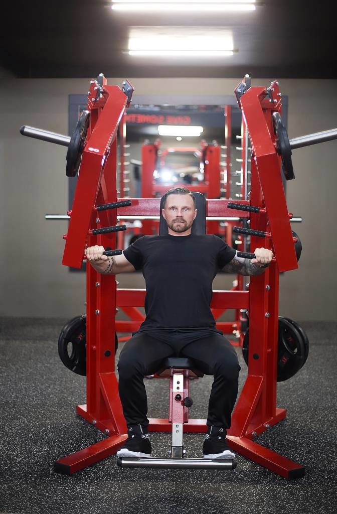 FP Equipment Sitting Chest Press Machine Plate Loaded | Custom Made ...