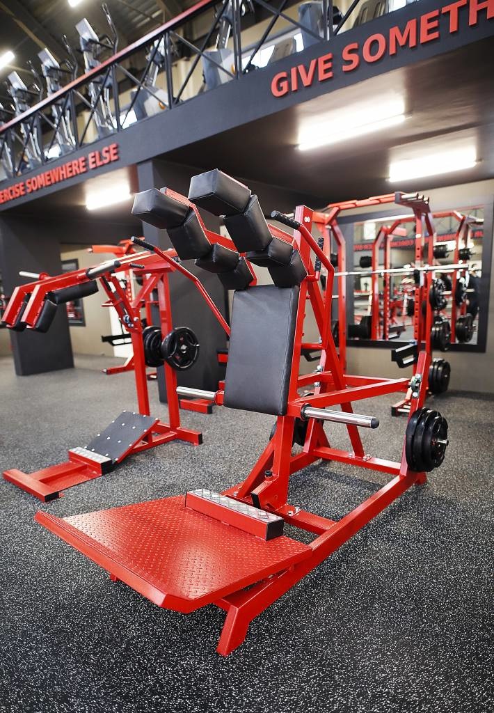 FP Equipment Front and Back Squat Machine Full Commercial ...