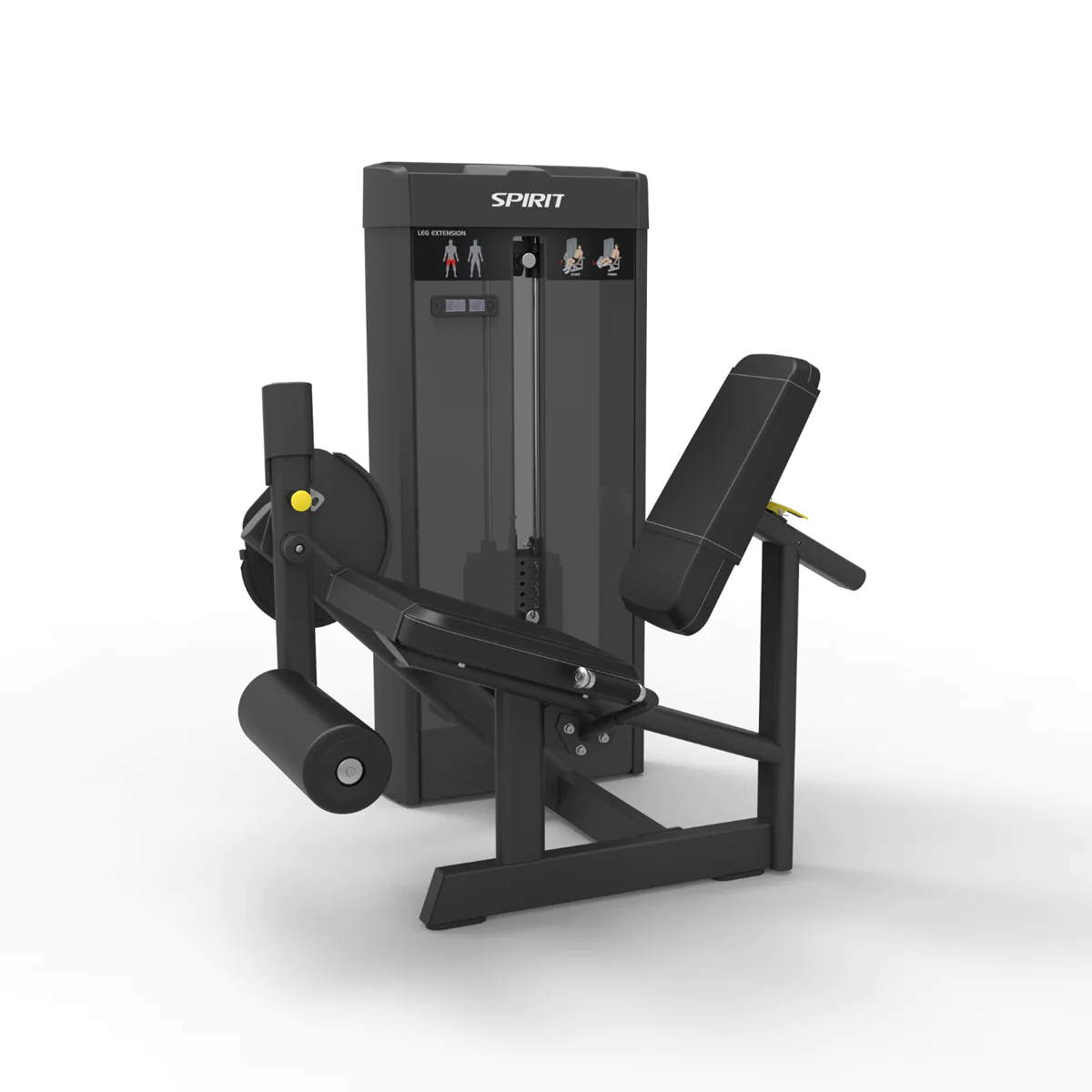 Spirit Strength Selectorized Leg Extension Machine - gratis montage ...