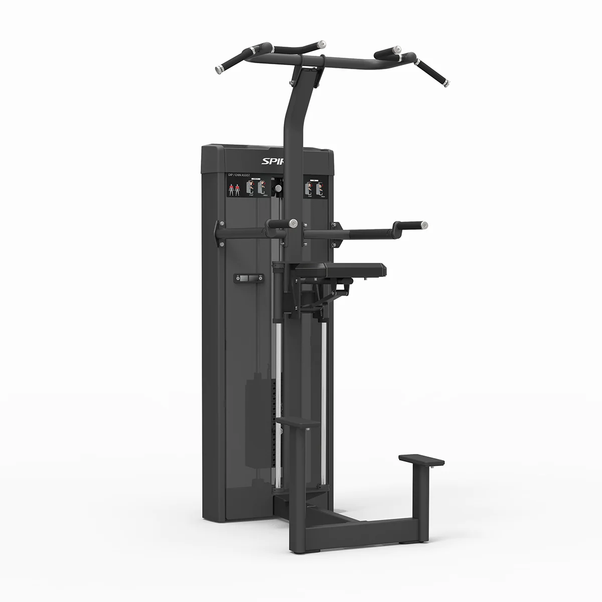 Spirit Selectorized Assisted Dip/Chin Machine - gratis montage ...