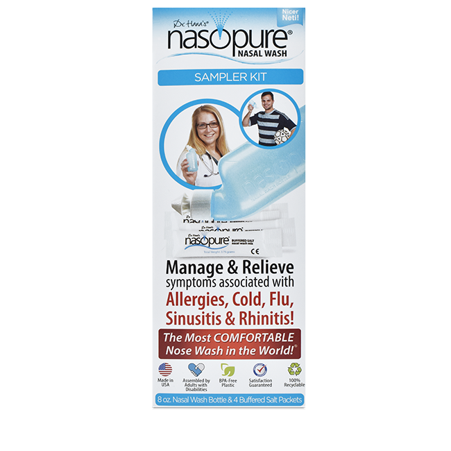 NasoPure Neusspoeler (met spoelzout) - KNO-winkel.nl