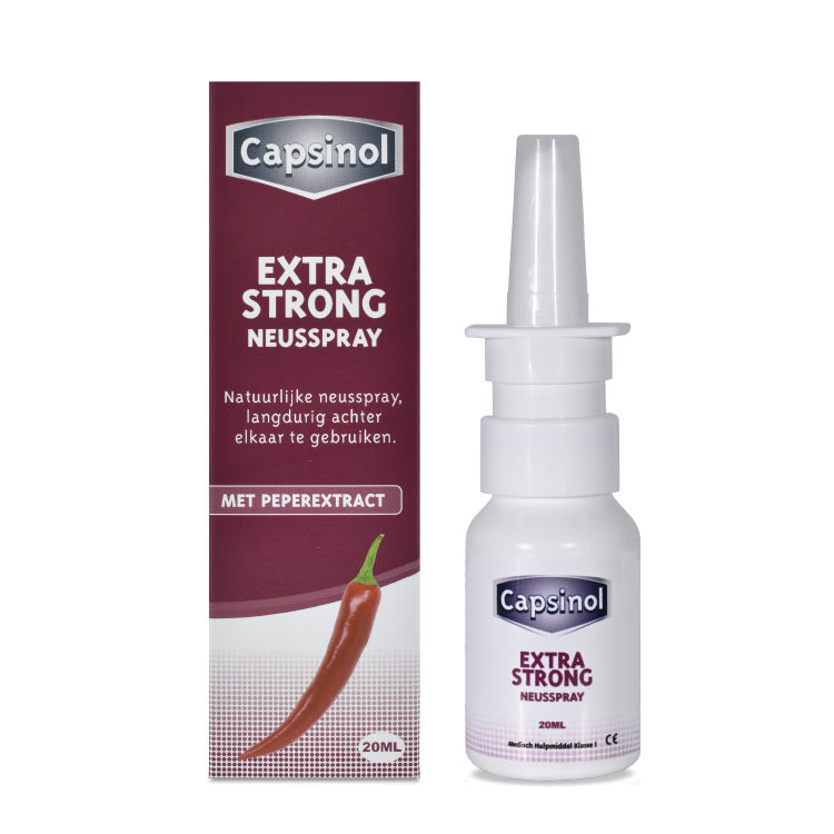 Capsinol neusspray Extra Strong - natuurlijke neusspray met peper - KNO ...