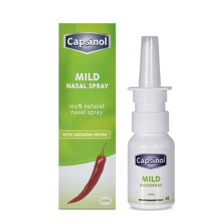 Capsinol neusspray mild - natuurlijke neusspray - KNO-winkel.nl