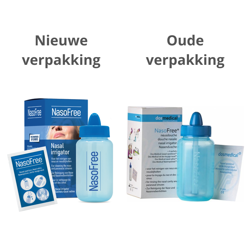 NasoFree neusdouche voor neusspoelen - KNO-winkel.nl
