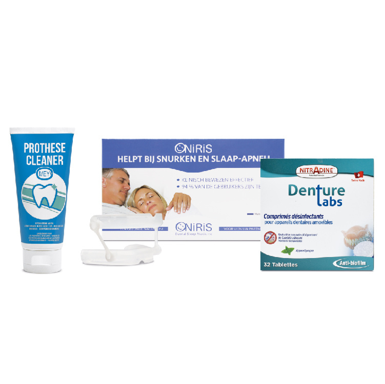 Oniris anti-snoring mouthpiece (MRA) starter set - kno-winkel.nl - ENT-shop