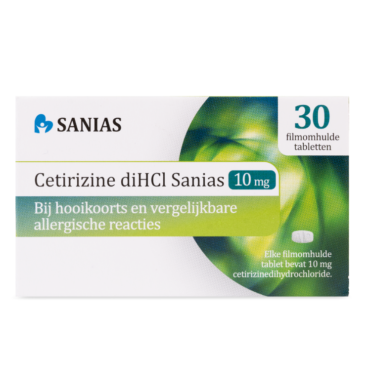 Sanias Cetirizine diHCl Sanias 10 mg, film-coated tablets - kno-winkel ...