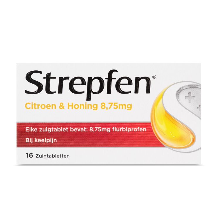 Strepfen Strepfen Lemon and Honey Lozenges - kno-winkel.nl - ENT-shop