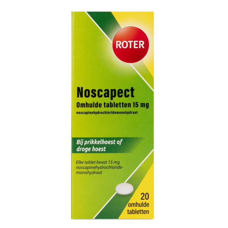 Roter Roter Noscapect, omhulde tabletten 15 mg - kno-winkel.nl - ENT-shop
