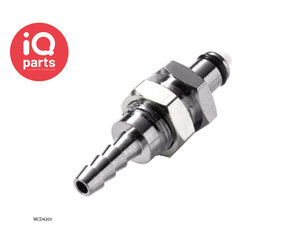 MC(D)4203 | Coupling Insert | Panel mount | Hose barb 4,8 mm (3/16 ...