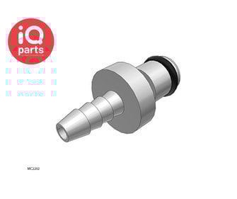 MC(D)2202 | Coupling Insert | Chrome-plated | Hose barb 3,2 mm (1/8 ...