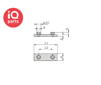 STAUFF Weld Plate Heavy Series | Type SPAL | Metric | IQ-Parts-Shop
