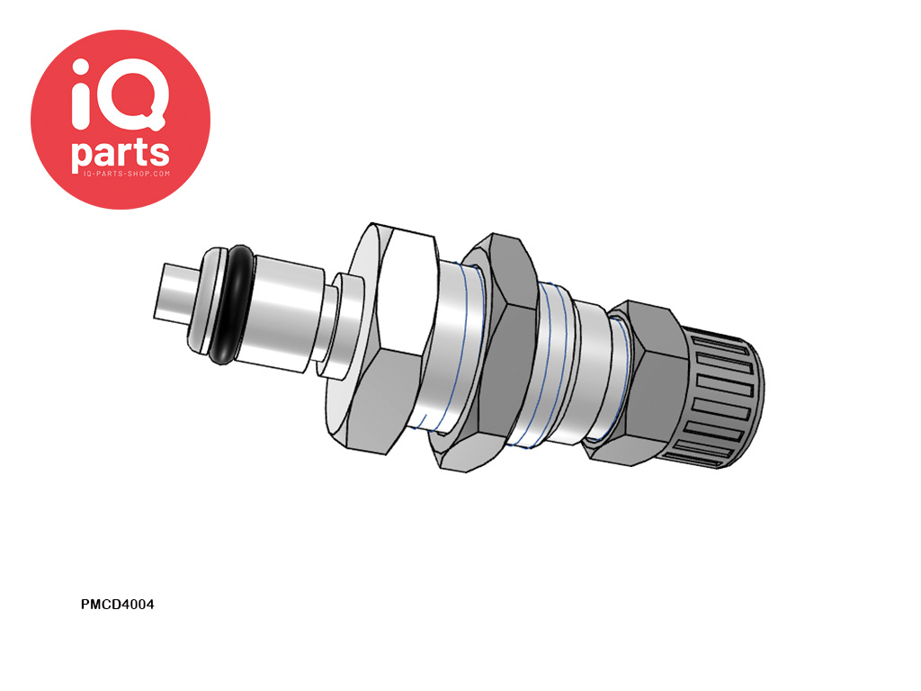CPC-PMC4004 / PMCD40 | Coupling Insert | Acetal | PTF Nut 6.4 / 4.3 ...