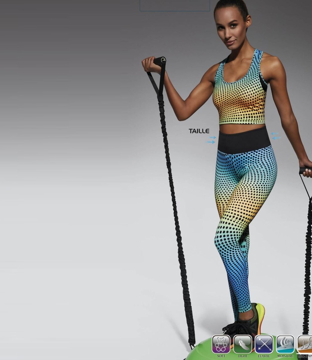 BAS BLEU | Wave hoge taille sportlegging | Nu 10% korting! - SOSHIN.nl