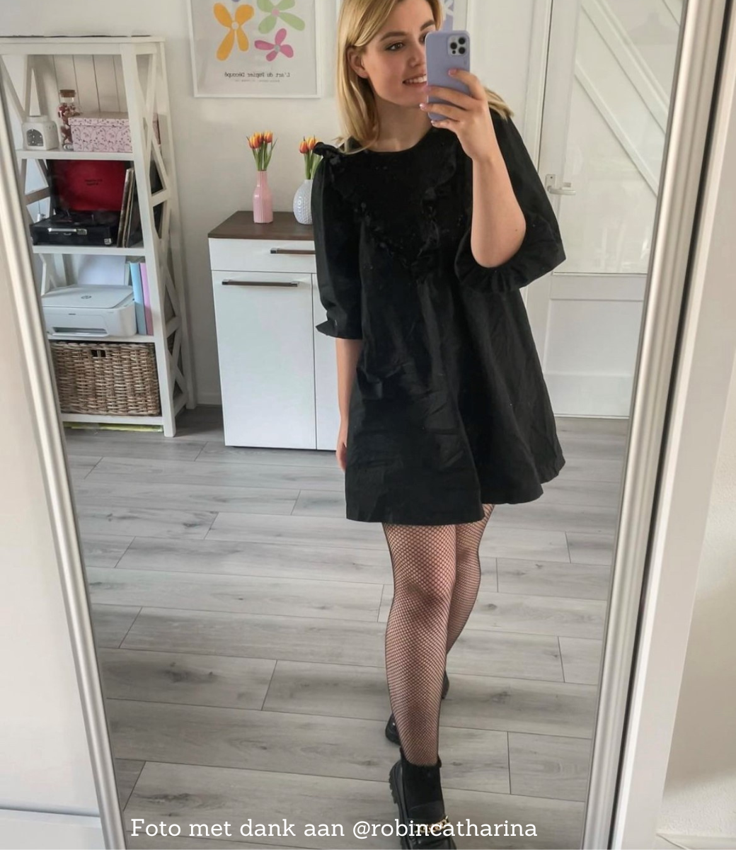 GABRIELLA | Lyon zwarte netpanty's | Nu 10% korting! - SOSHIN.nl