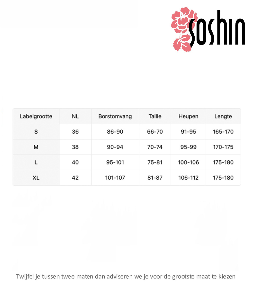 SOSHIN | Angelina body met open kruis | SOSHIN.nl - SOSHIN.nl