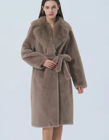 Leren jassen dames Heren leren jassen Winterjassen met bont Bontjas ...