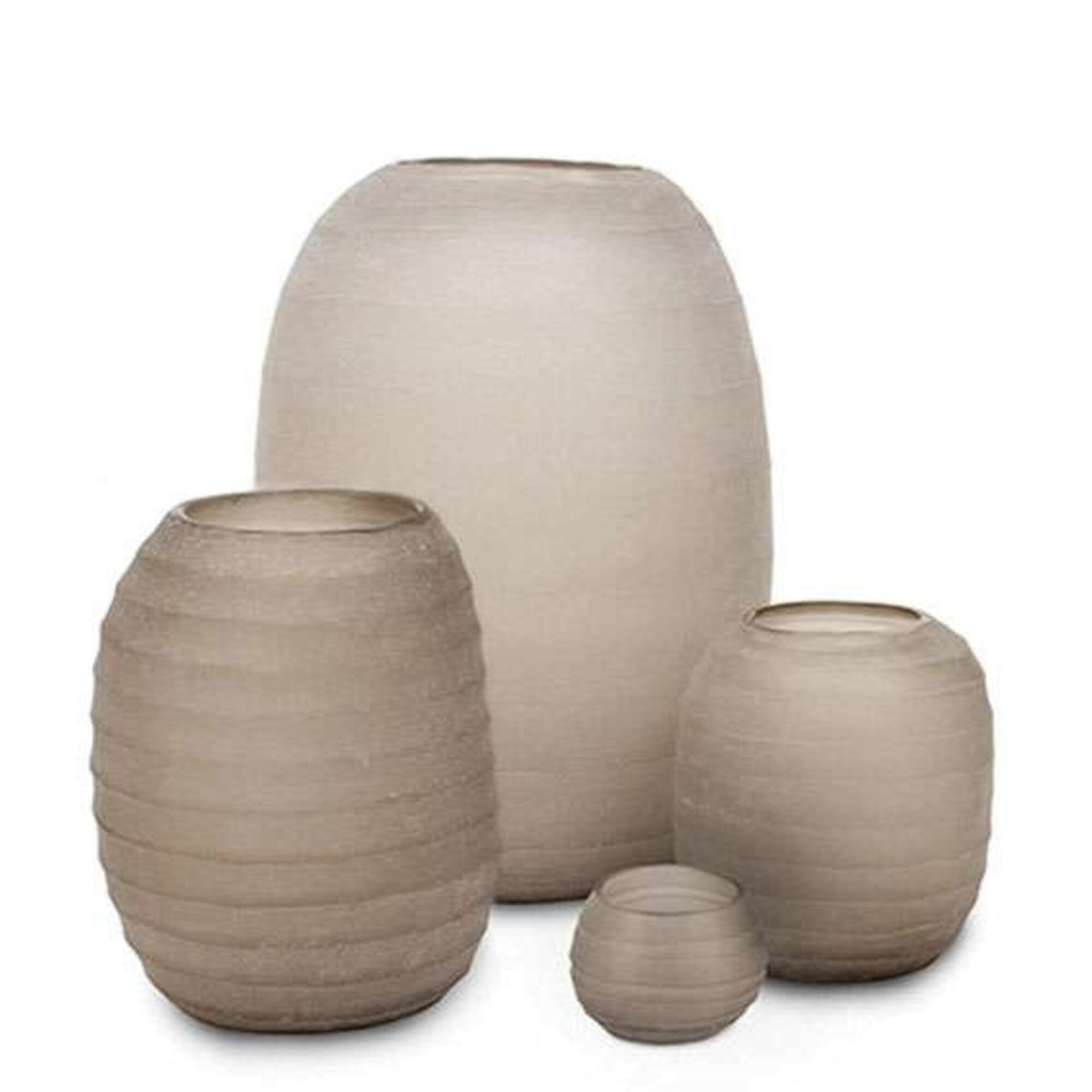Vase Bauch riesig | rauchgrau - NU PUUR & GROEN B.V.